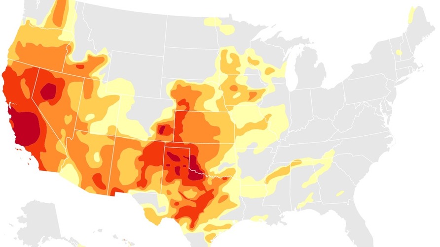 Mapping the Spread of Drought Across the U.S. – GEOGRAPHY EDUCATION