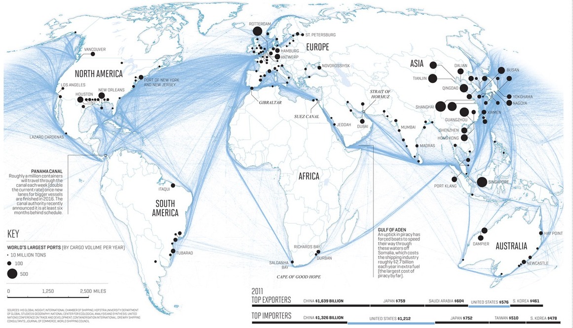 38 maps that explain the global economy – GEOGRAPHY EDUCATION