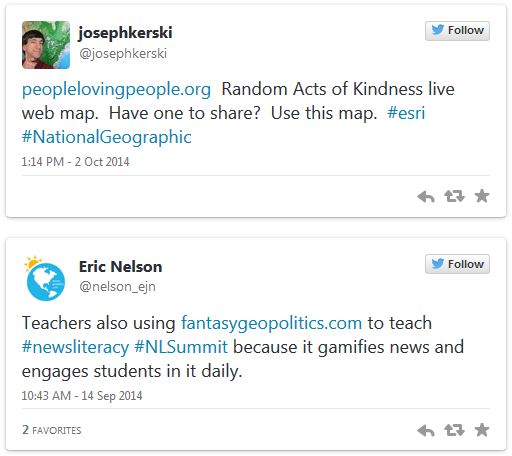 GeoEd Resources on Twitter – GEOGRAPHY EDUCATION