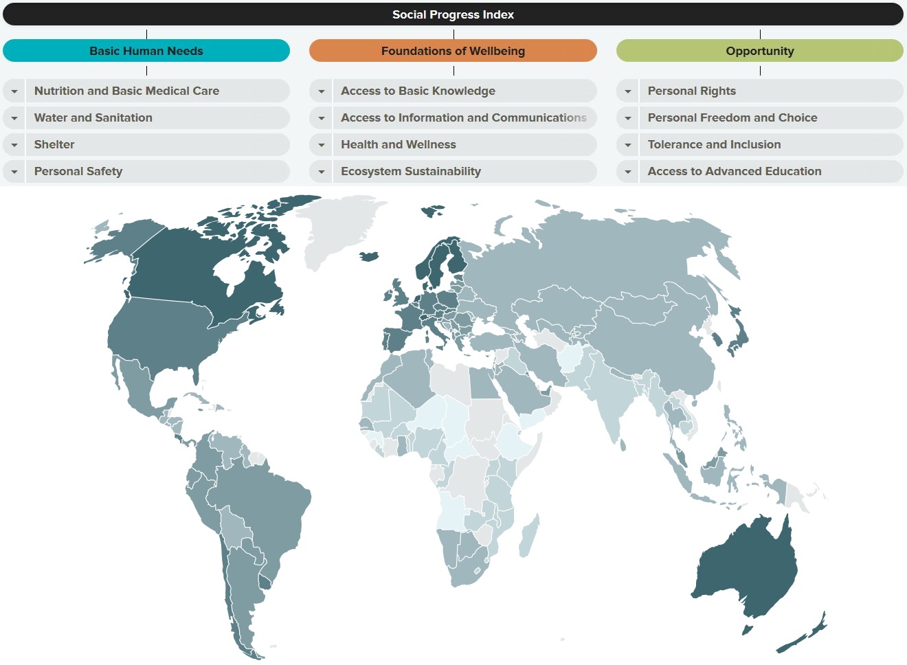 Social Progress Index – GEOGRAPHY EDUCATION