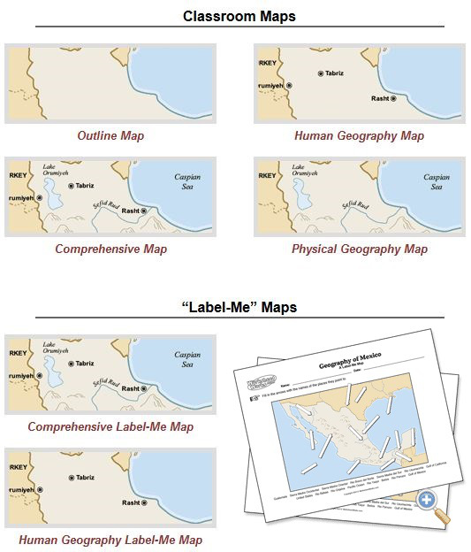 Customizable Classroom Maps – GEOGRAPHY EDUCATION