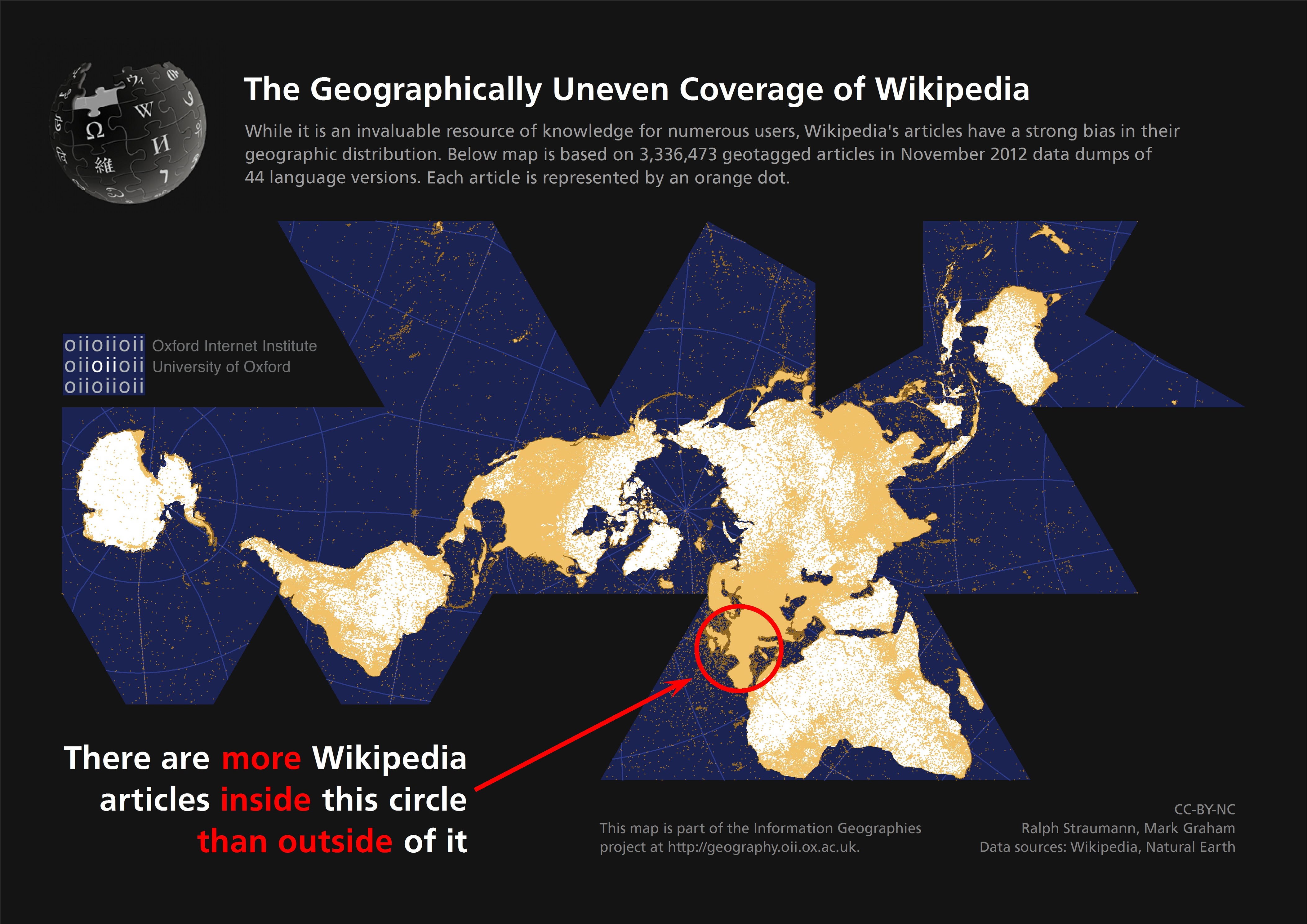 The Geographically Uneven Coverage of Wikipedia – GEOGRAPHY EDUCATION