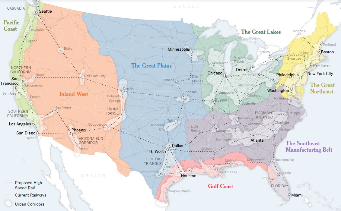 A New Map for America – GEOGRAPHY EDUCATION
