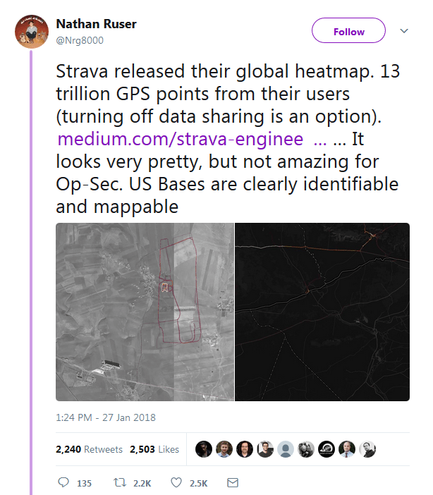 Strava Heat Map and National Security – GEOGRAPHY EDUCATION